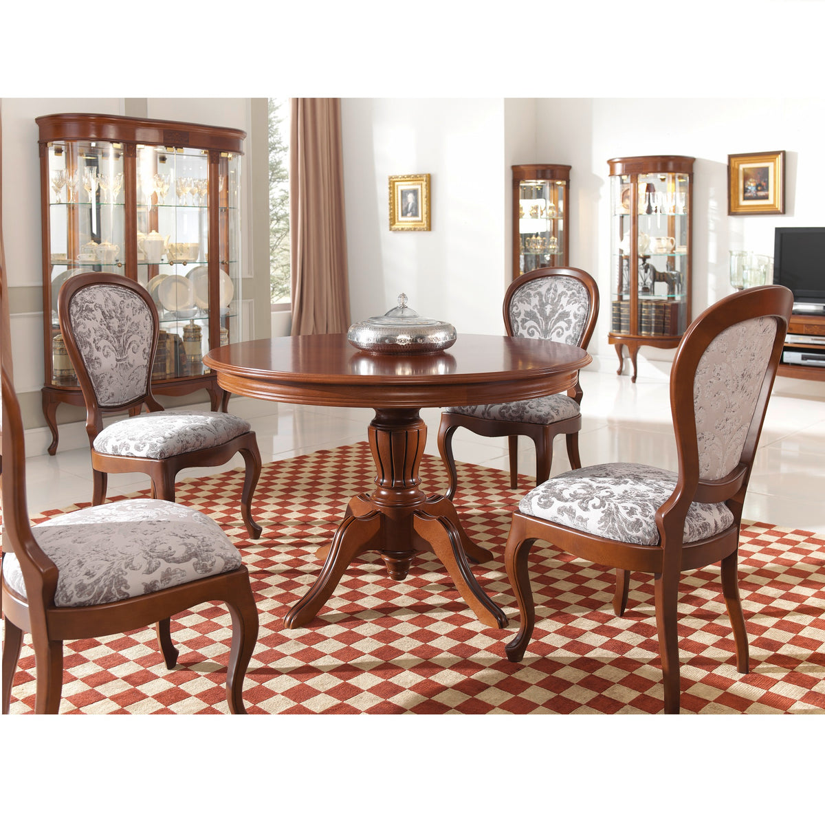 Sofia Round Solid Wood Dining Table – Furniture.Agency